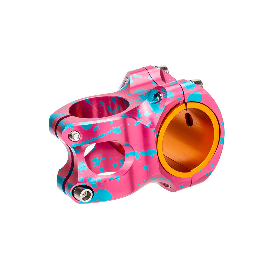 ZTTO Bike Stem 31.8mm 35mm Черный+Красный Черный+Синий Розовый+Синий Фиолетовый+Синий Алюминиевый сплав для BMX MTB горных дорожных велосипедов 1шт