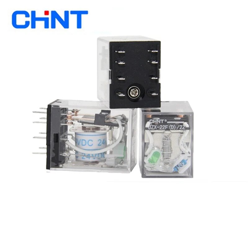 Реле CHNT JZX-22F DC 24V, JZX-22F-4Z with Base