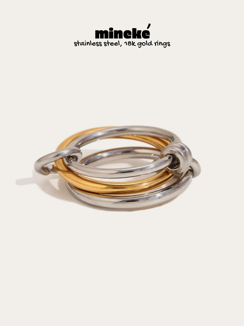 Кольцо переплетенное