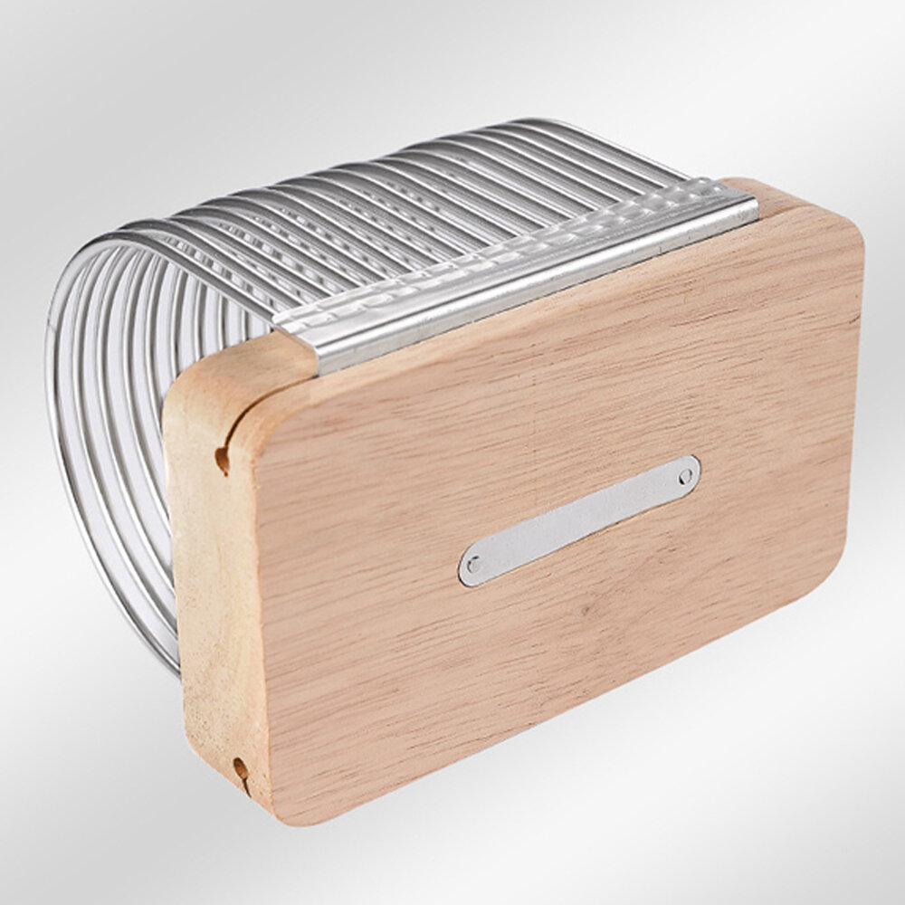 Хлеборезка Многофункциональная сэндвичница/тостница с прочным деревянным основанием Инструмент для нарезки картофеля для домашней кухни