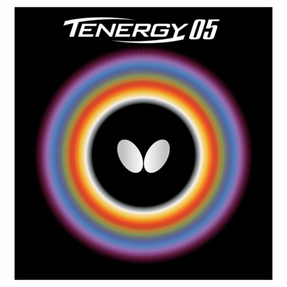 Резиновая накладка Butterfly Tenergy 05, для ракетки настольного тенниса, 2,1 мм, гладкая, черная