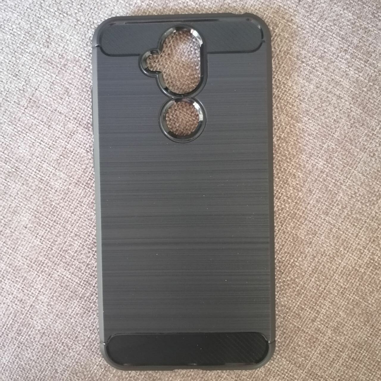 Чехол силиконовый черного цвета для смартфона Nokia 8.1