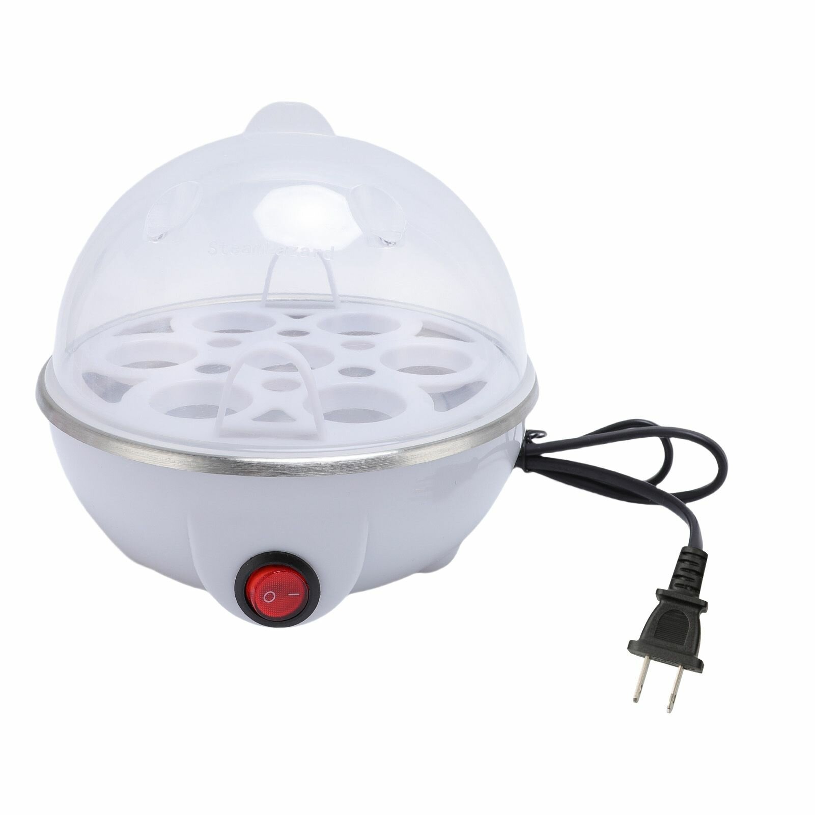 Электрическая яйцеварка мощностью 350 Вт с защитой от сухого горения, 7-литровая машина для быстрого приготовления яиц для домашнего завтрака, Штепсельная вилка США 110 В！