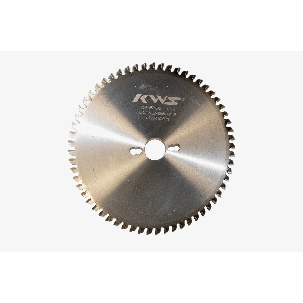 KWS Диск пильный для обработки оргстекла и пластика 230*30*2.8/2.2*60T WD ?-3 ?15+45 K5+ 01051-99963245