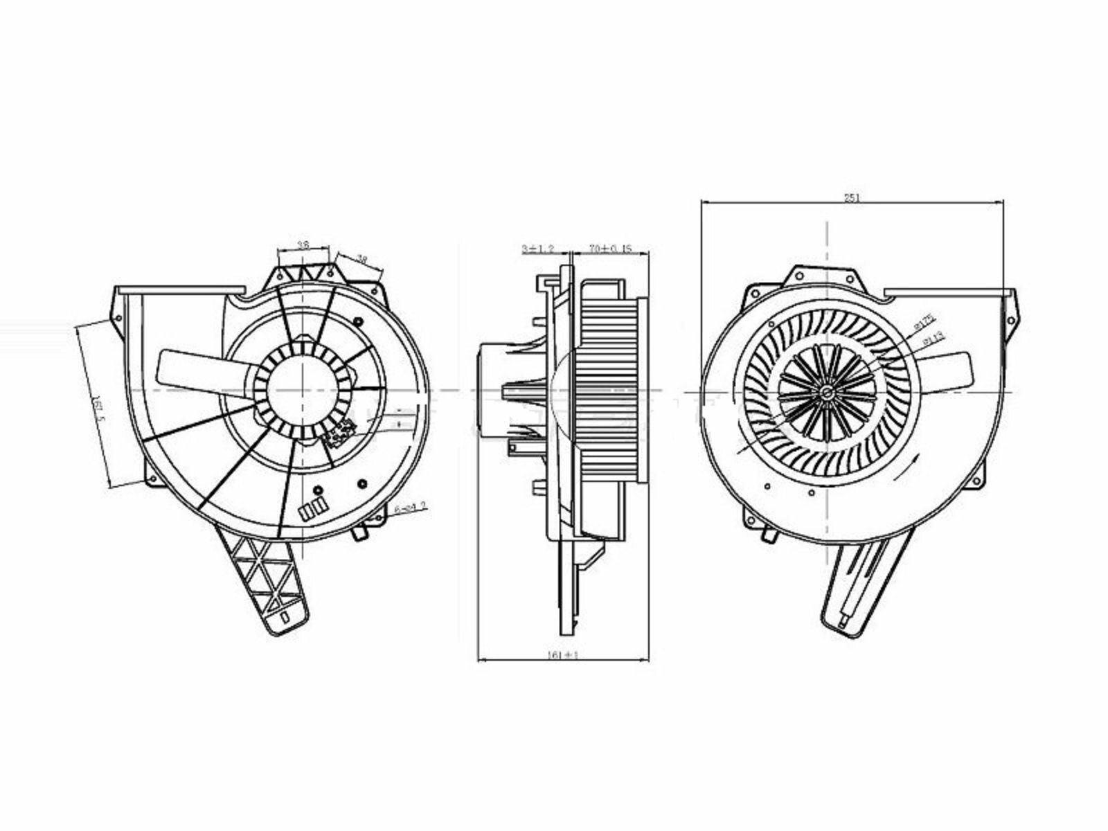 Мотор отопителя салона Skoda Rapid 12