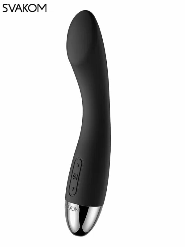 SVAKOM Вибростимулятор Amy чёрный (17 см х 3 см)