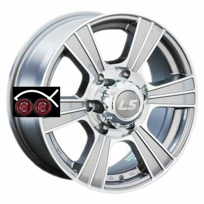 Колесный диск LS 160 7x16 5x139.7 ET35 D98.5 серебристый