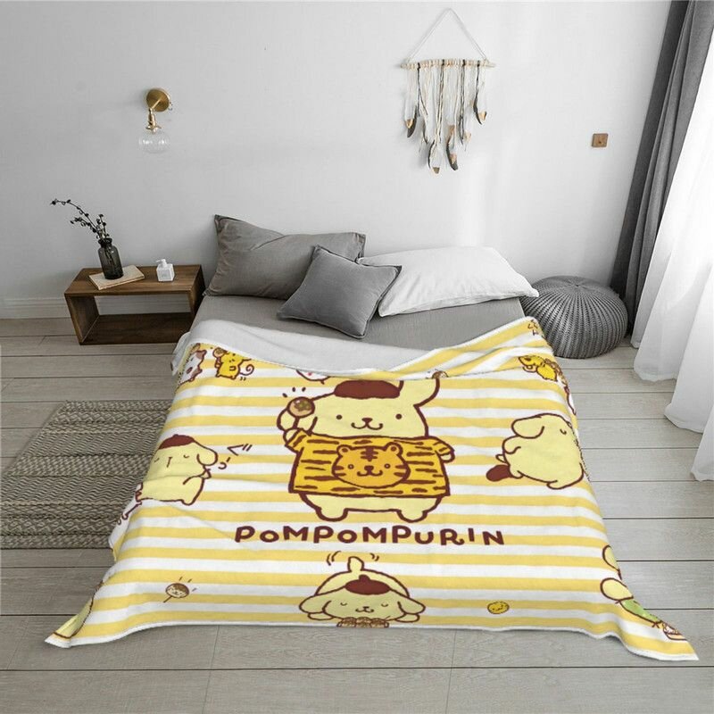 Плед Пом-Пом Пурин Пледы Санрио Pom Pom Purin от Sanrio