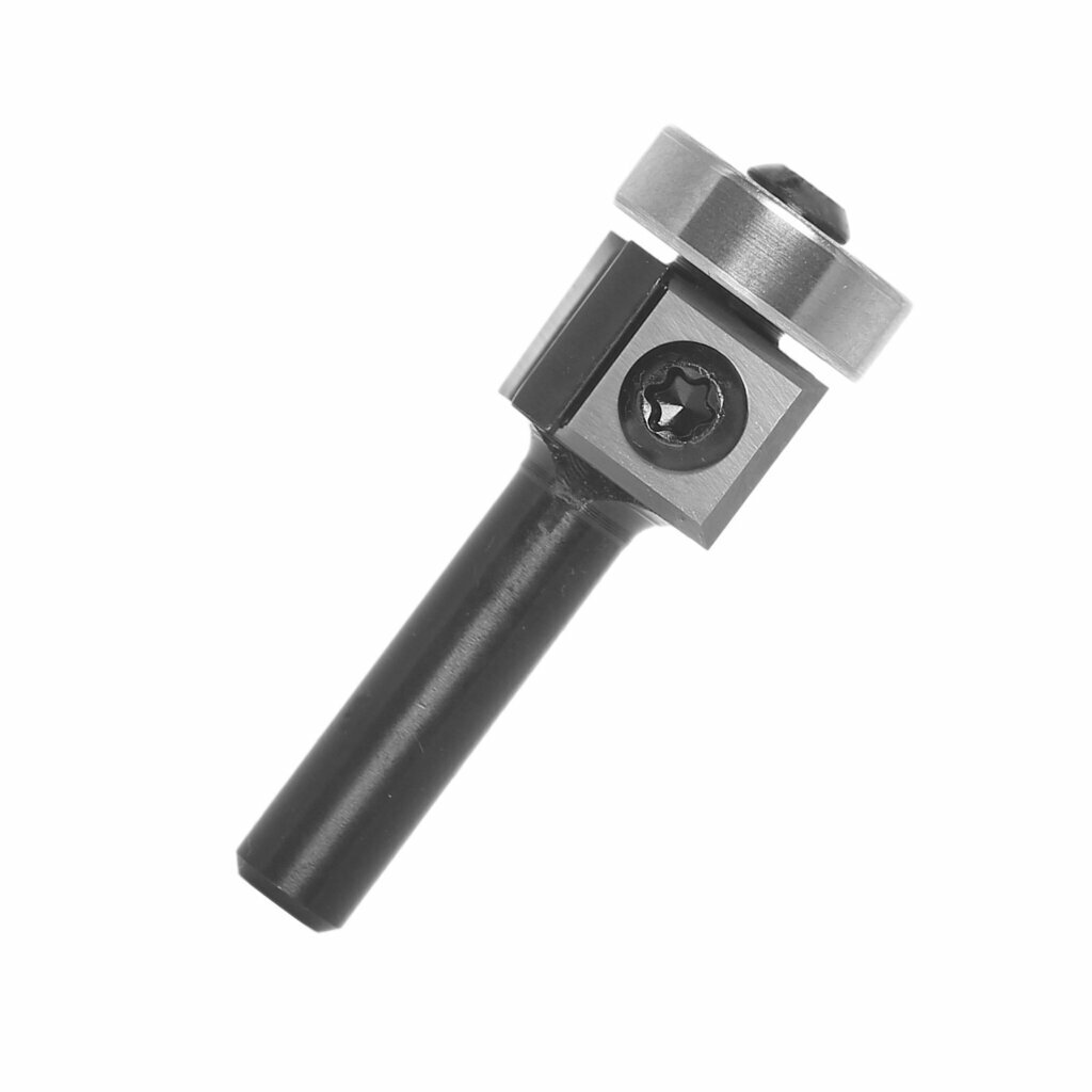 Твердосплавная фреза с вставкой для заподлицо, верхний и нижний подшипник с покрытием, хвостовик 8 мм для обработки дерева