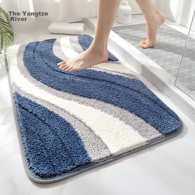 Dajiang Bathroom Mat, Entrance Doormat, Absorbent Floor Mat, Non-Slip Mat for Bathroom, 40x60cm