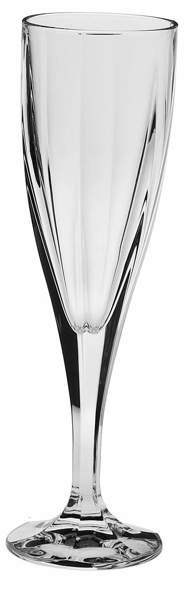 Бокал для шампанского "VICTORIA", 180 мл (набор 6 шт.), хрусталь, Crystal Bohemia/ БПХ151