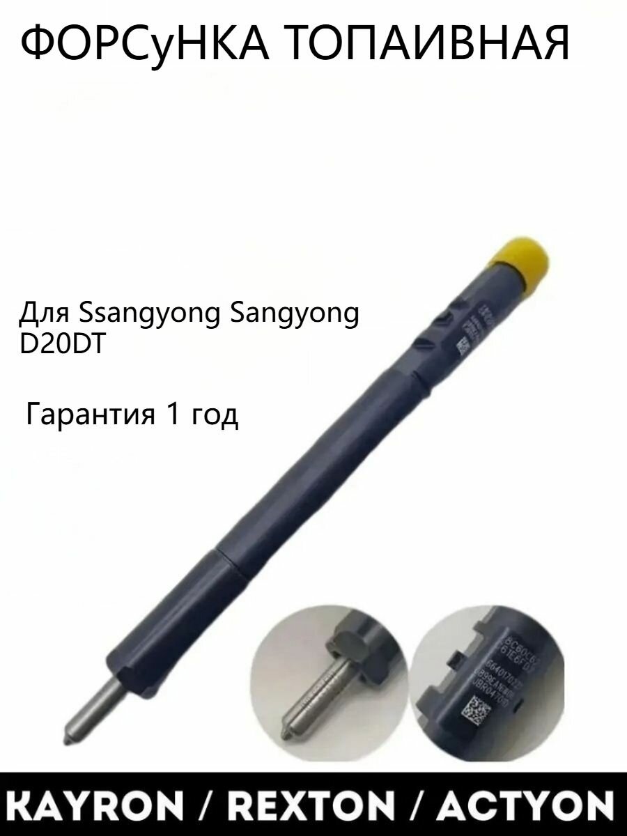 Топливная форсунка для SsangYong Kyron и Actyon (Евро 3): дизельная форсунка 6640170221, Санг Йонг Кайрон