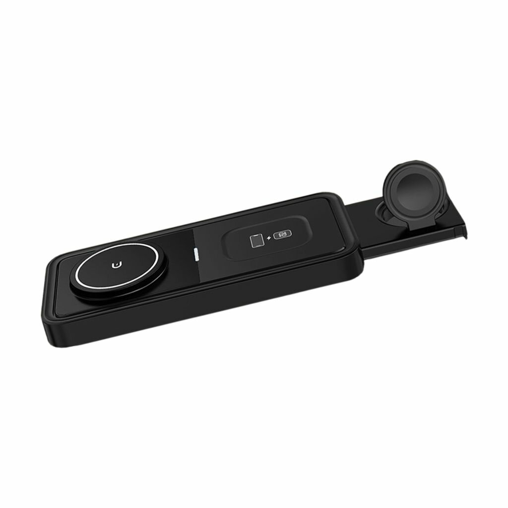 Многофункциональные беспроводные зарядные концентраторы мощностью 15 Вт с магнитной фиксацией, быстрая станция для телефонов, часов и складных наушников