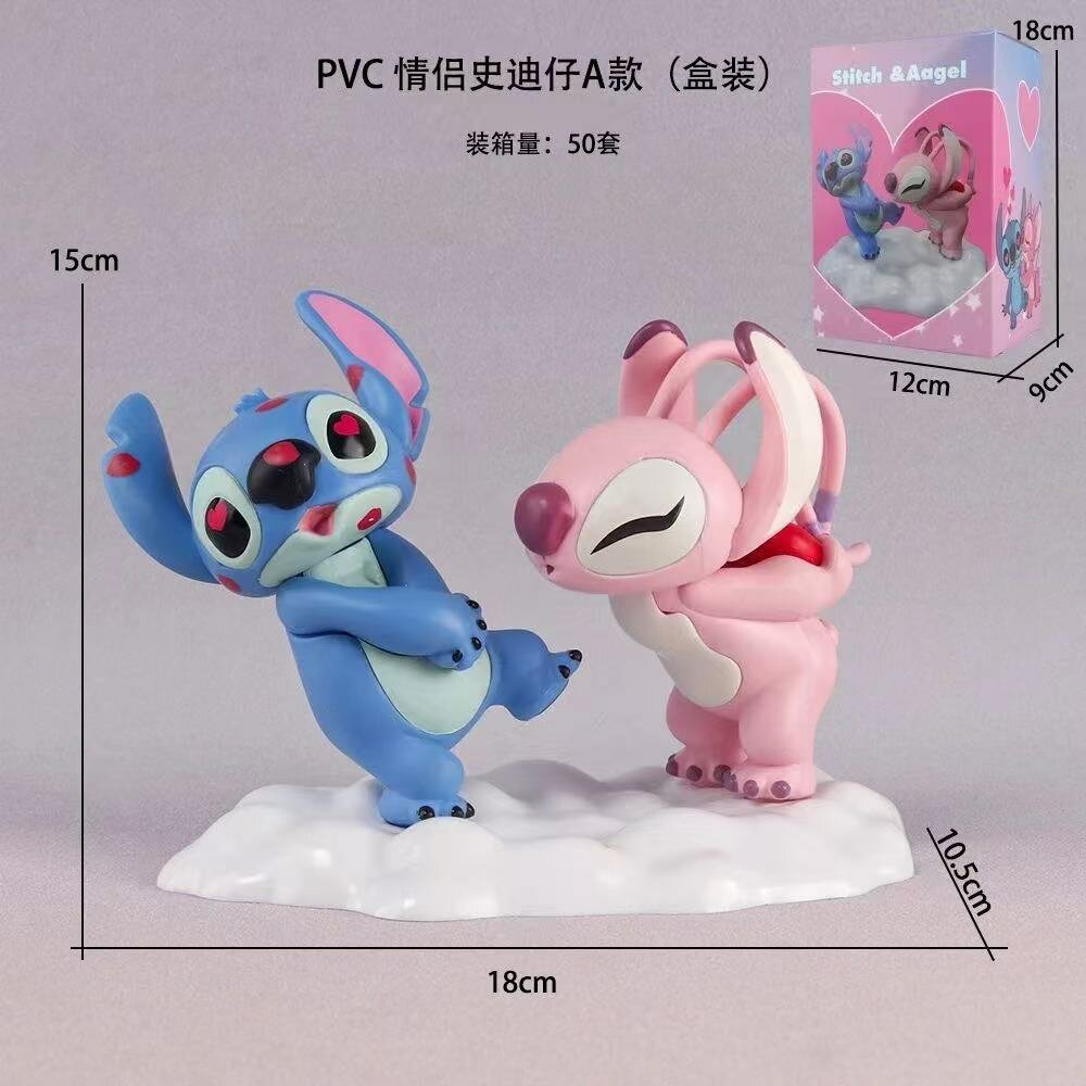 Фигурки MINISO Stitch и ангела, Stitch-A