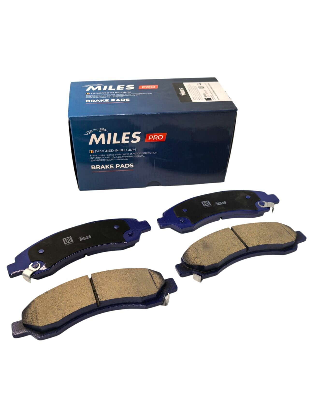 Колодки тормозные передние Грейт Волл Ховер/Н2/Н5 Сафе Сэйлор Вингле (Great Wall Hover/H3/H5 Safe Sailor Wingle) керамика комплект 4 шт. MILES