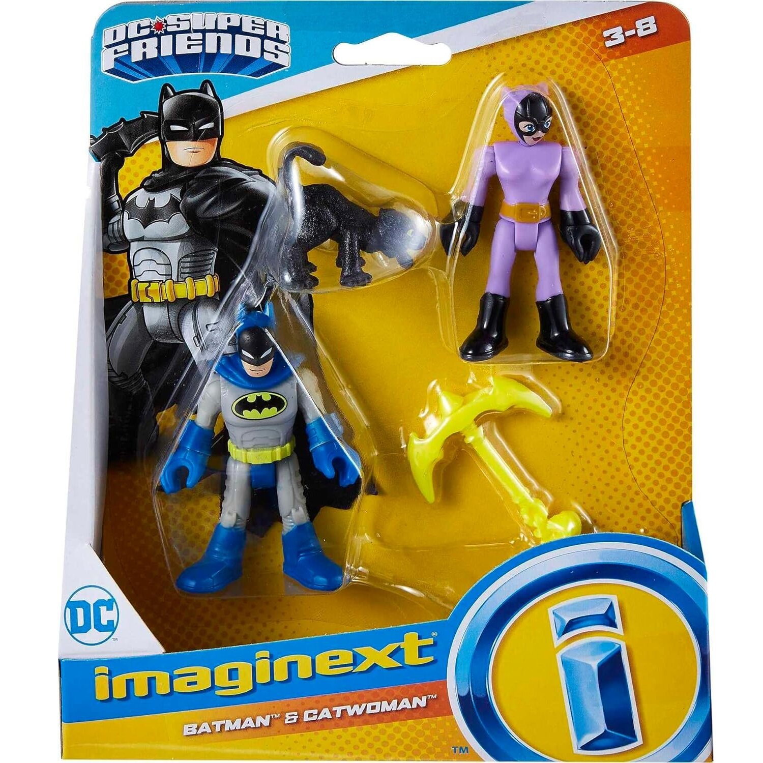 Фигурка Бэтмен и Женщина-Кошка, Imaginext GWP59