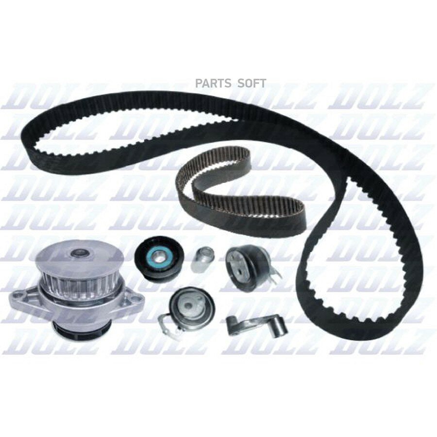 Комплект ремня ГРМ VW GOLF/BORA/LUPO 1.4 16V 97-05 (с помпой)