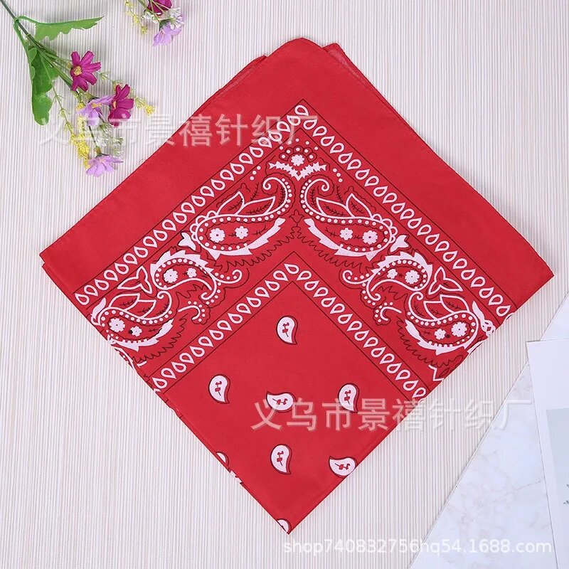 Красная бандана paisley NO.2