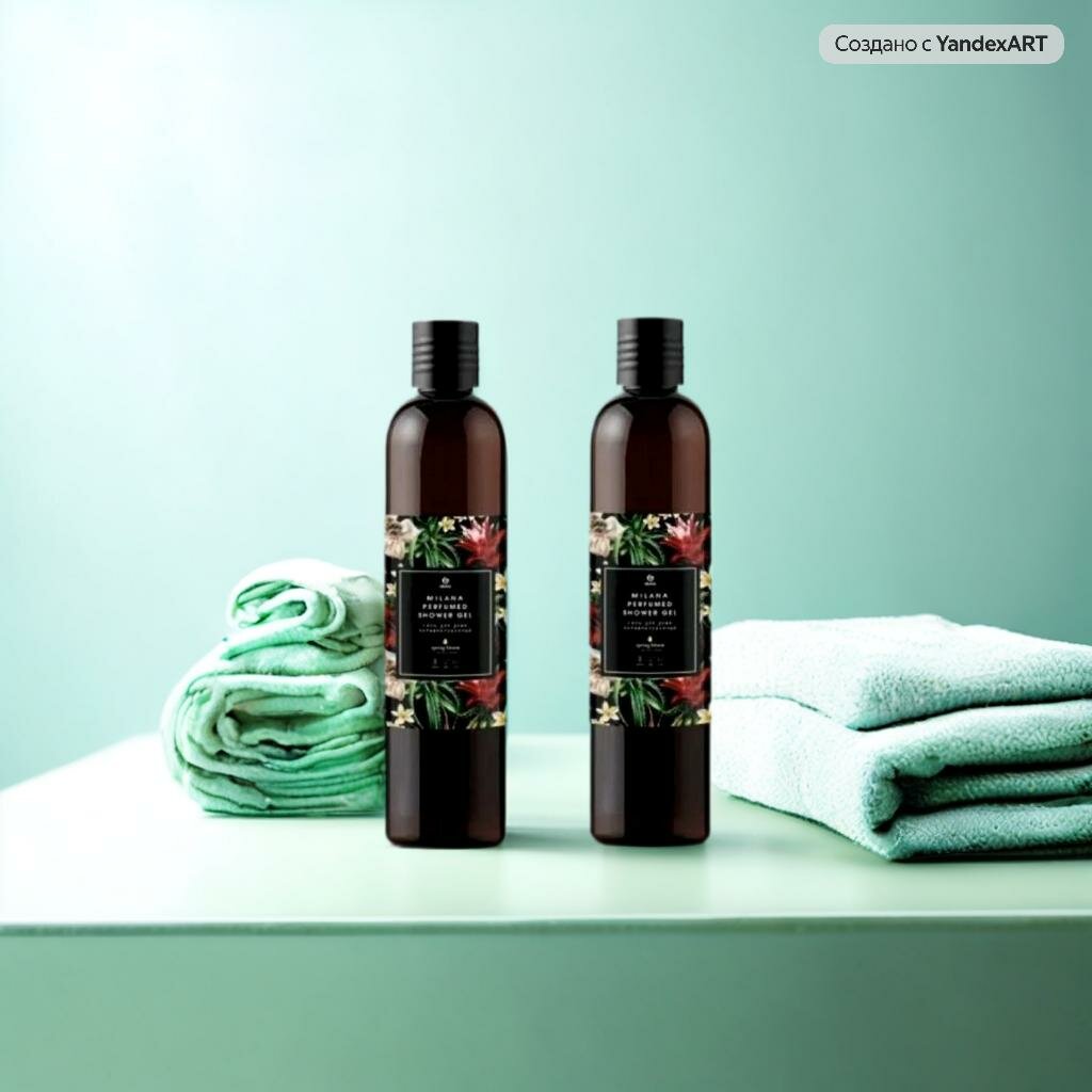 Гель для душа Grass MILANA Парфюмированный Spring Bloom, 350 мл, 2 уп
