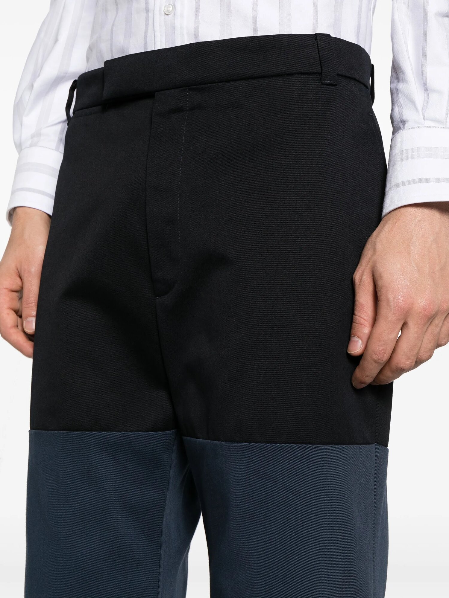 Брюки классические THOM BROWNE Unconstructed Combo, размер 2, синий — фото 1