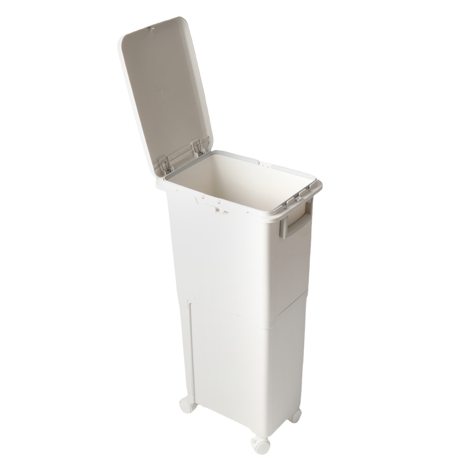 Сухая влажная сортировка мусорные баки с подвижным повышенной сухой мокрой классификацией для домашней кухни 2 слоя 29L 36x26x77см