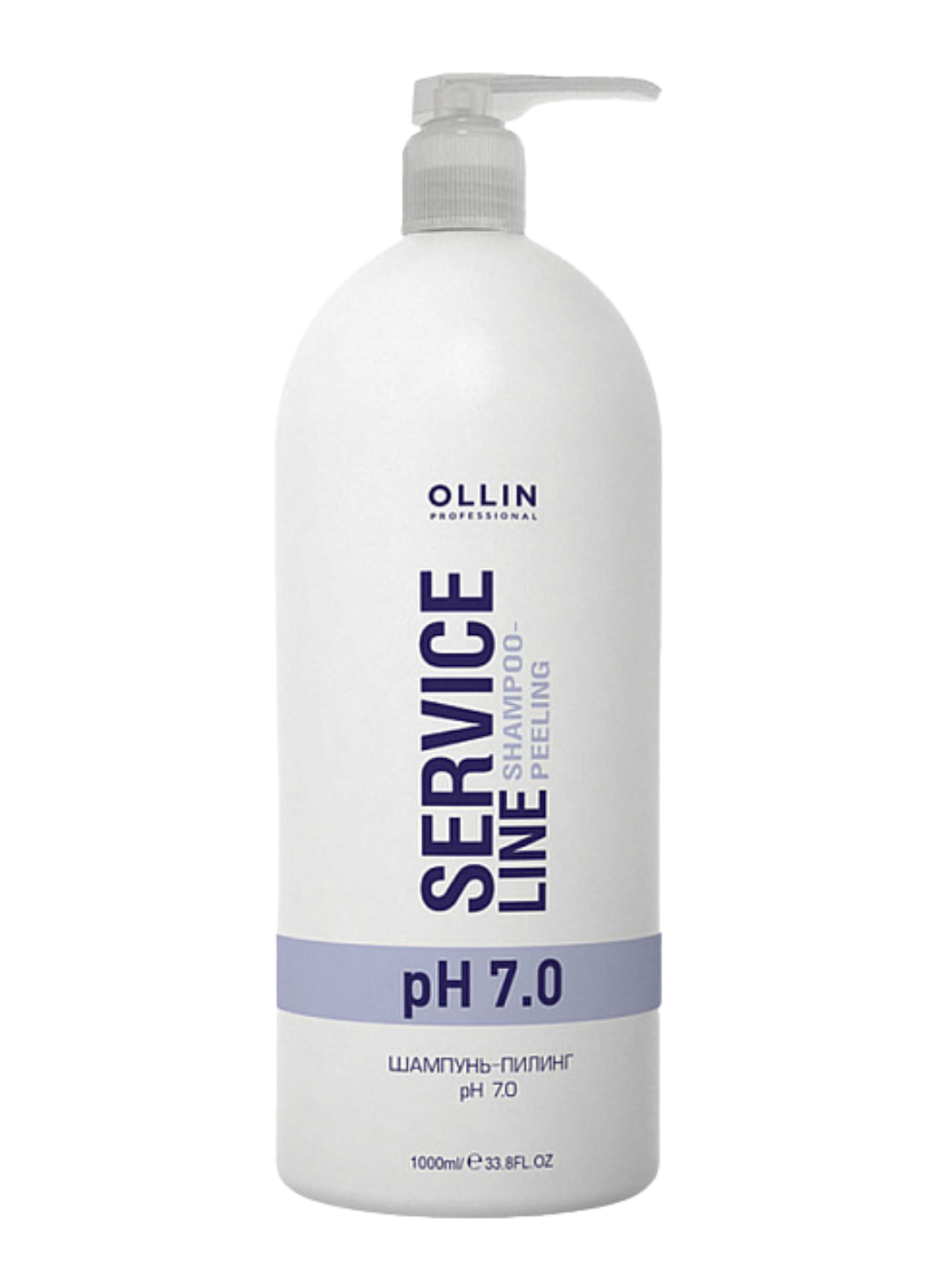 OLLIN PROFESSIONAL SERVICE LINE Шампунь-пилинг рН 7.0 для всех типов волос 1000 мл.