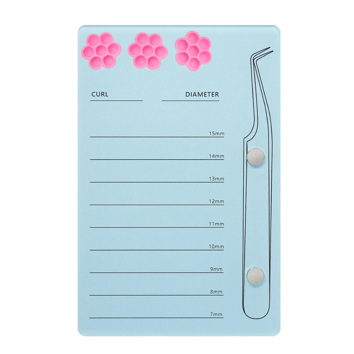 Магнитный держатель для ресниц kekelala 1pcs blue board