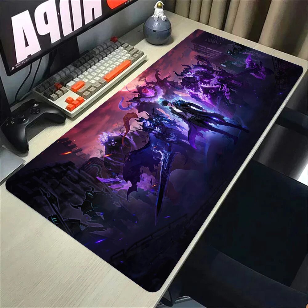 JKASHDK Большой резиновый коврик для мыши Solo Leveling 90x40 см 600x300x2mm, Z9427