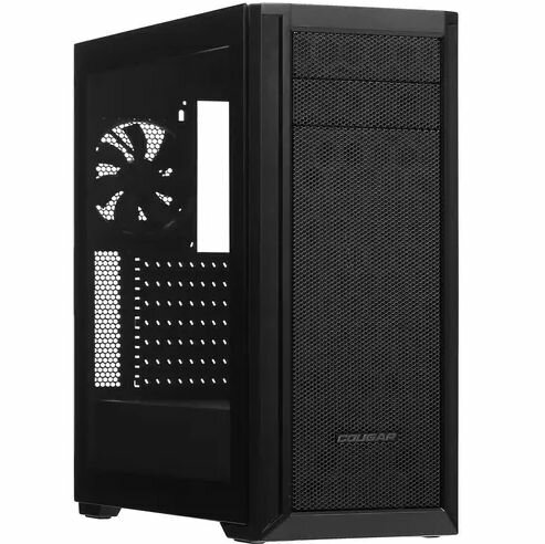 Компьютерный корпус Cougar MX330-G Pro (385NC30.0001) черный - Mid Tower, Micro ATX, Mini ITX, Stаndard ATХ, USB 2.0 Tуpe A, USB 3.2 Gen1 Tуpe A, USB 3.2 Gen2 Type C