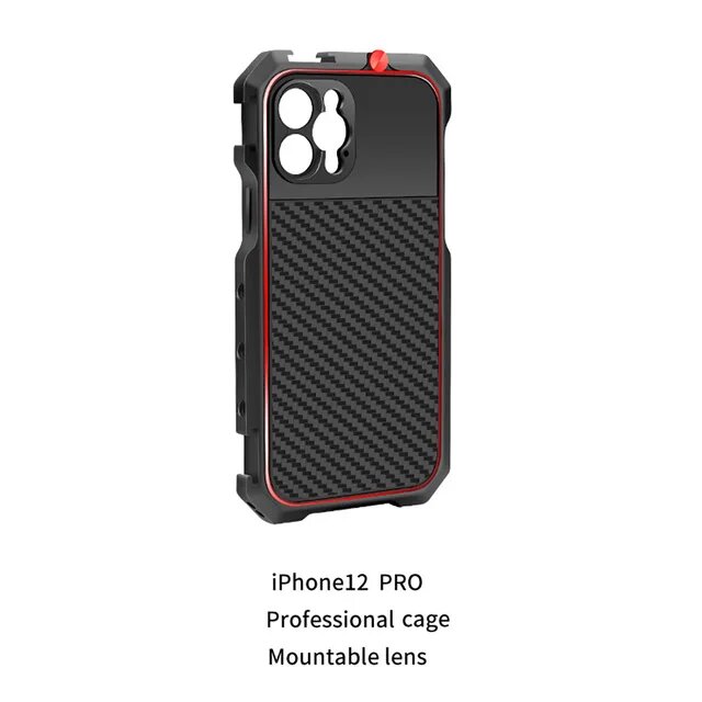 Клетка для iPhone 12 Pro, профессиональная, черная