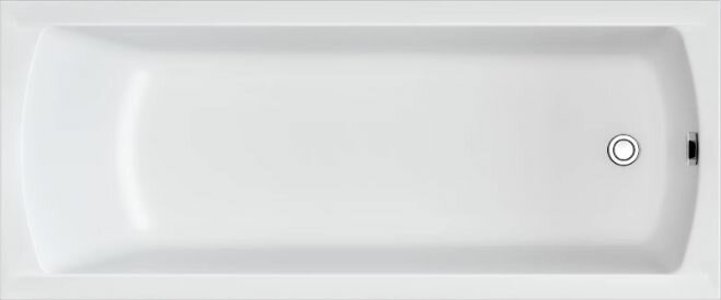 Акриловая ванна Marka One Modern 01мод1575 без опоры 150x75 см, пристенная, белая