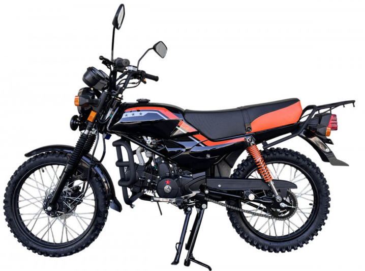 Мопед TRICKLER 2 49сс/110сс (черно-оранжевый) без ПТС в заводской упаковке