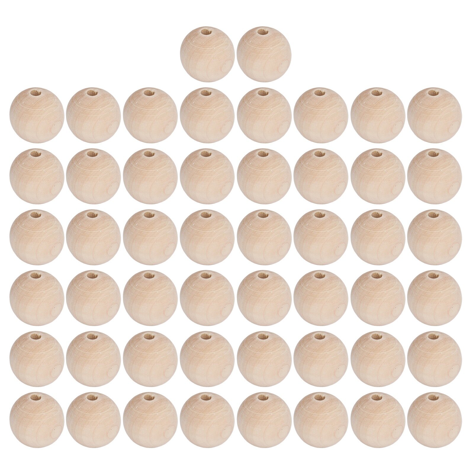 50 деревянных бусин 30 мм, натуральная глянцевая поверхность, тонкая полировка, легко окрашиваются, широкое применение, оптовая продажа.