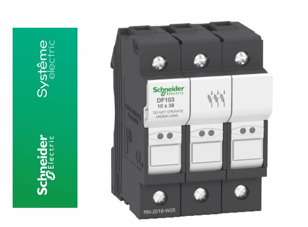 SE Разъединитель-предохранитель 32A 3P 10Х38 Schneider Electric DF103