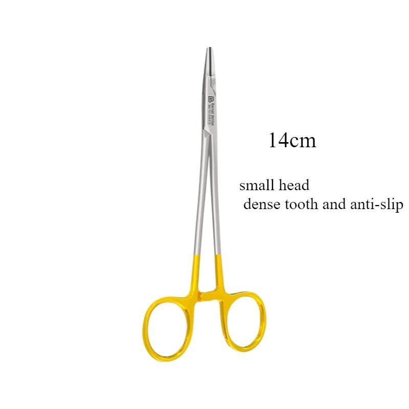 Стоматологические иглодержатели Xebaly 14/16 см из нержавеющей стали 14cm S with TC inlay