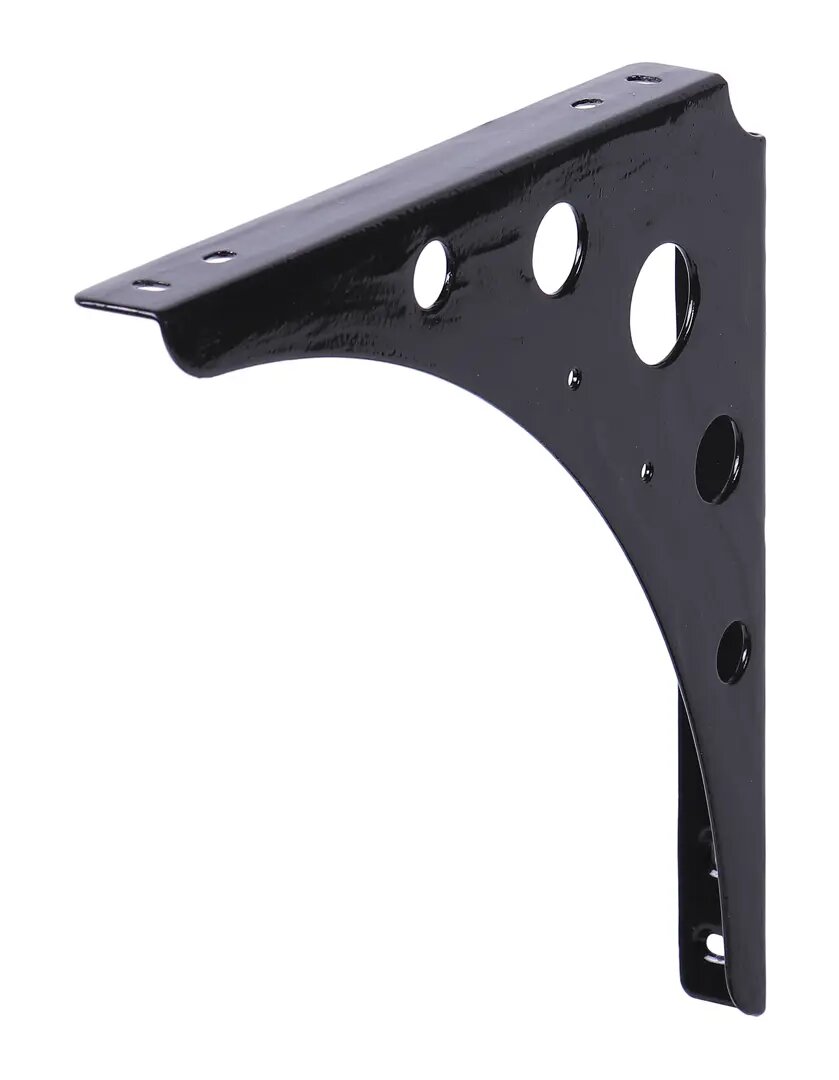 Кронштейн Larvij Moon 25x25 см сталь нагрузка до 25 кг цвет чёрный