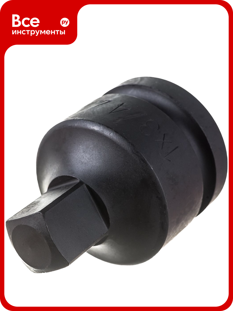 Адаптер ударный 1” F х 3/4” M JTC из CrMo сплава, переходник с 1‑дюймовой женской и 3/4‑дюймовой мужской посадкой
