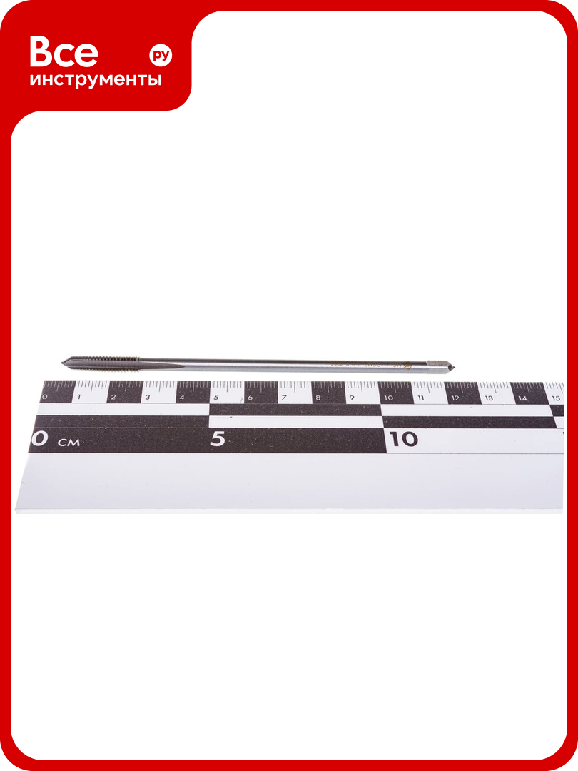 Гаечный метчик ООО ТМТ групп М 6.0х1.0 Р6М5 ТМ 124128, с гайками