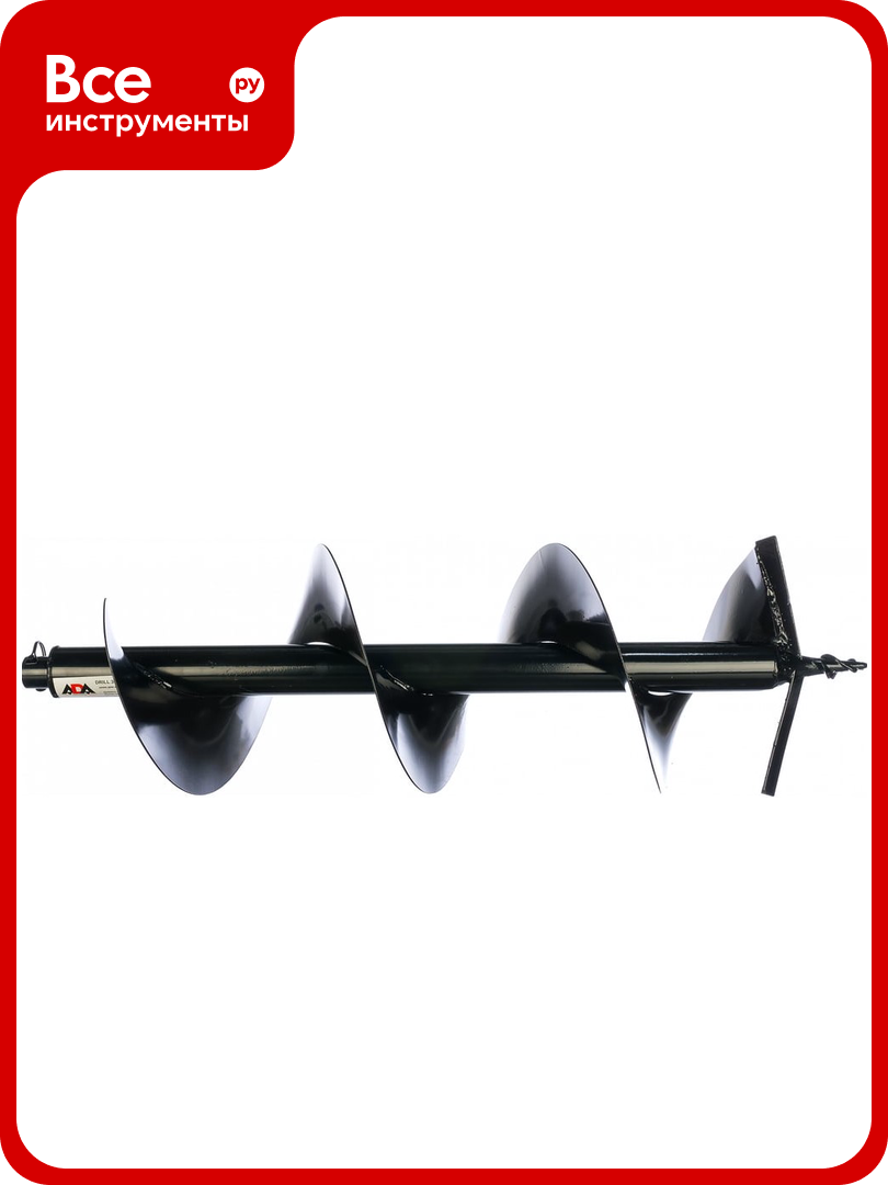 Шнек Drill 300/1000 (300х1000 мм) для мотобуров ADA А00237, 20 мм