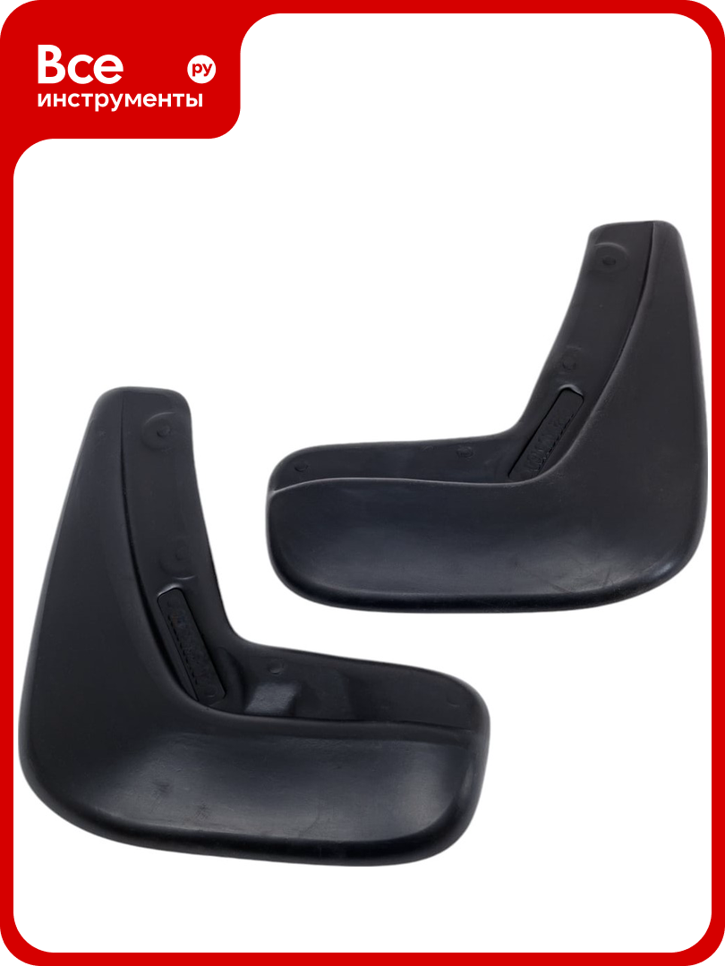 Полимерные брызговики REZKON для Renault Kaptur 16-20 задние, из плотного, штатные места