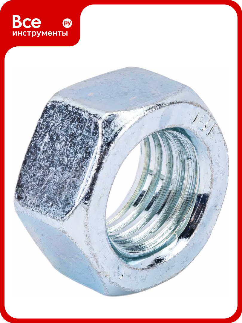 Гайка BEFAST DIN 934, ГОСТ 5915-70, покрытие цинк, М24, 1 кг 934241S