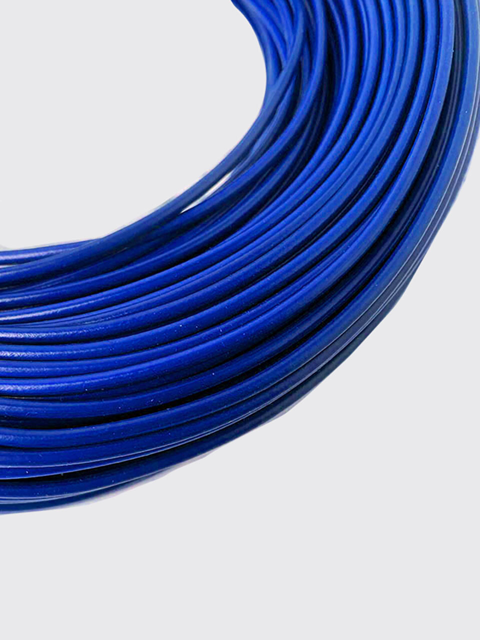 Провод медный монтажный мгшв, сечение 1,0 мм2, длина 5 метров синий