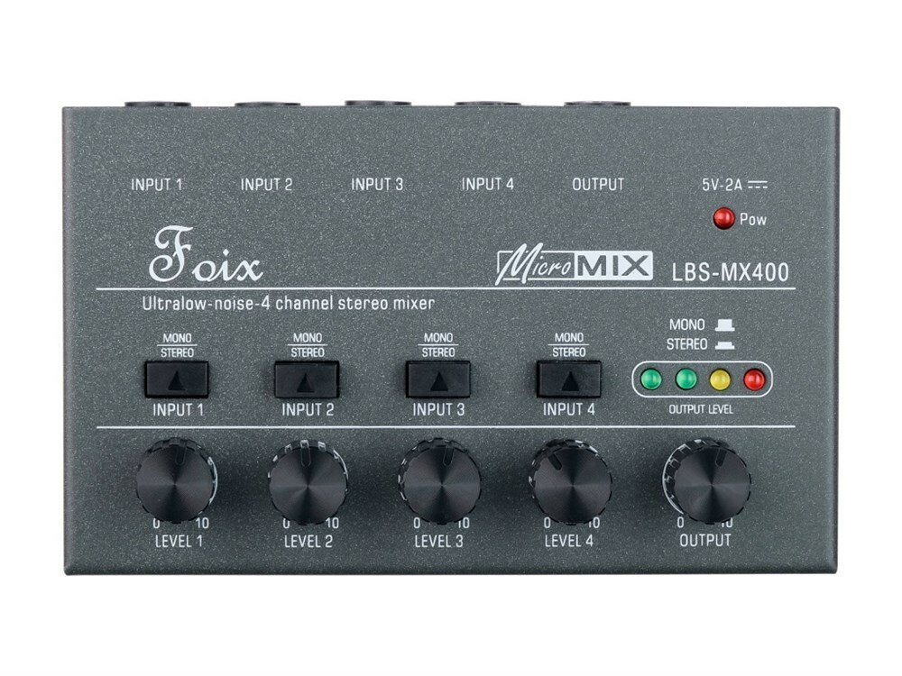 Foix LBS-MX400 Микшер, 4 канала