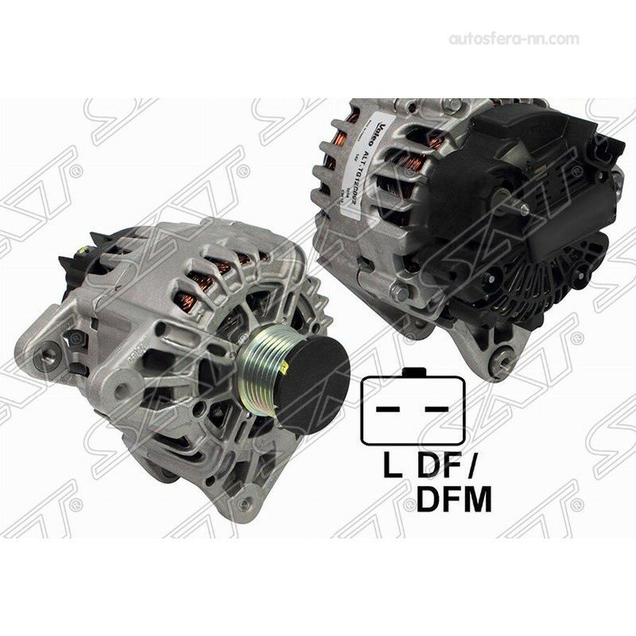 SAT ST231007562RN Генератор RENAULT KAPTUR 1.2 13-/DUSTER/DOKKER 1.2/2.0 11- H4B/H5F/F4R 12V 120A (аналог VALEO)