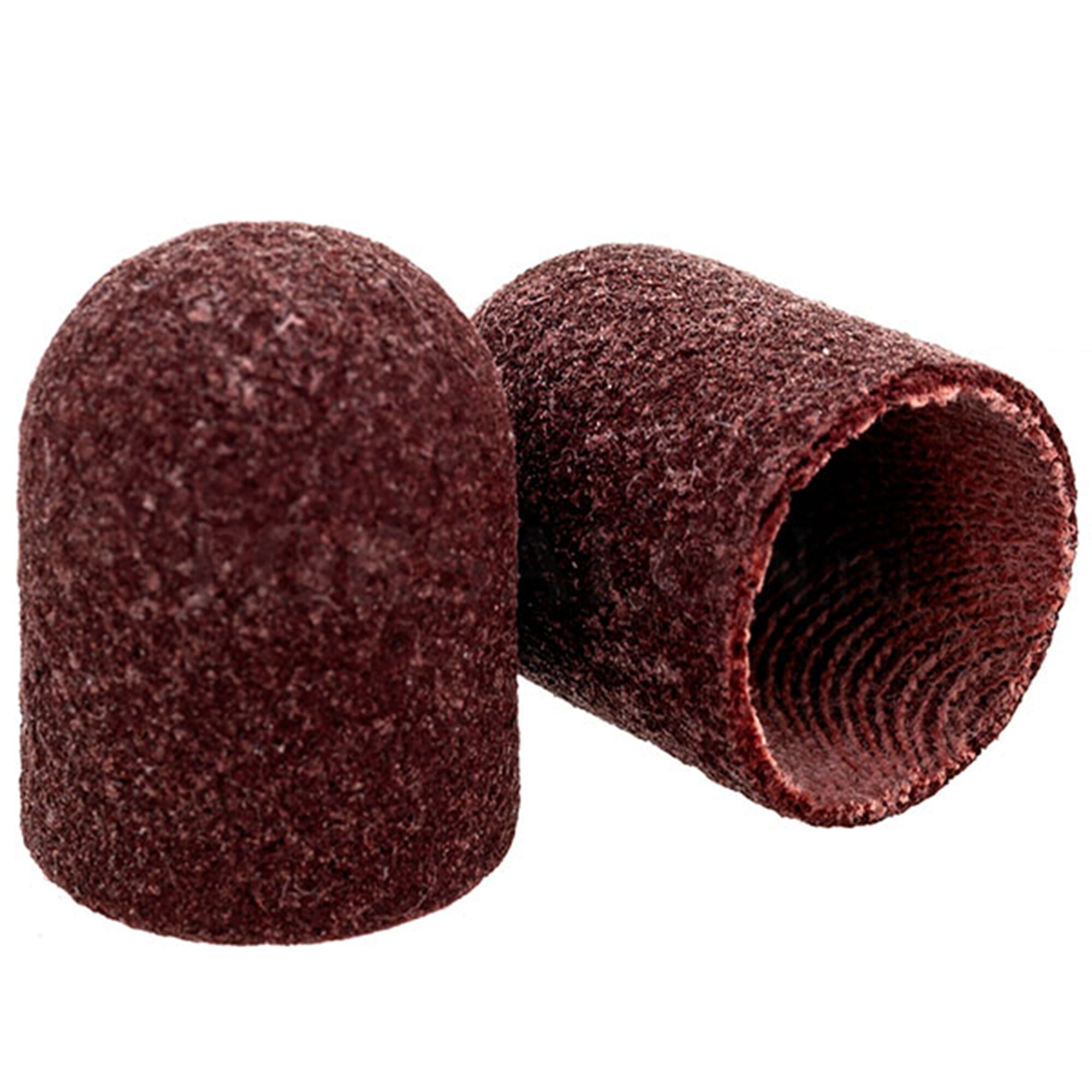 Колпачок-насадка для педикюра коричневый 13 мм 320 грит, 10 шт/упк