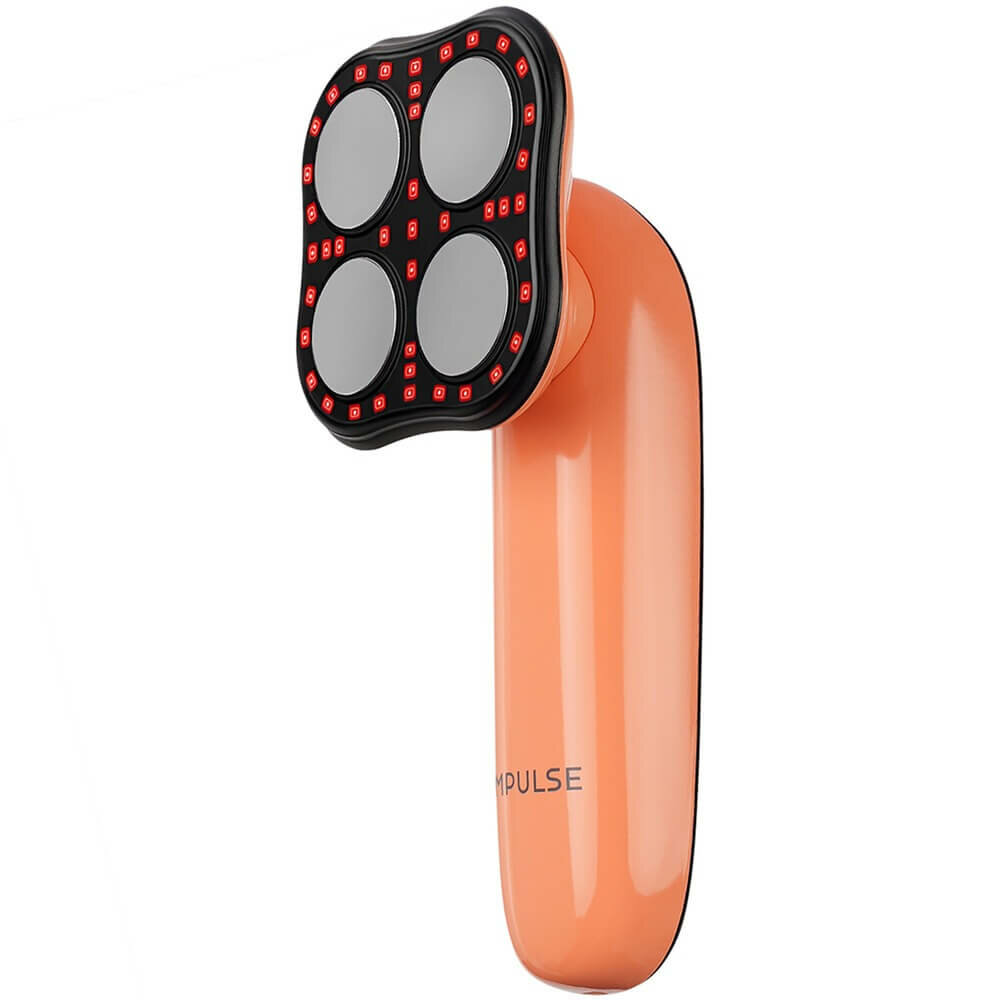 Антицеллюлитный массажёр Impulse Shape, для тела, 4 технологии, пластик, чёрный/оранжевый