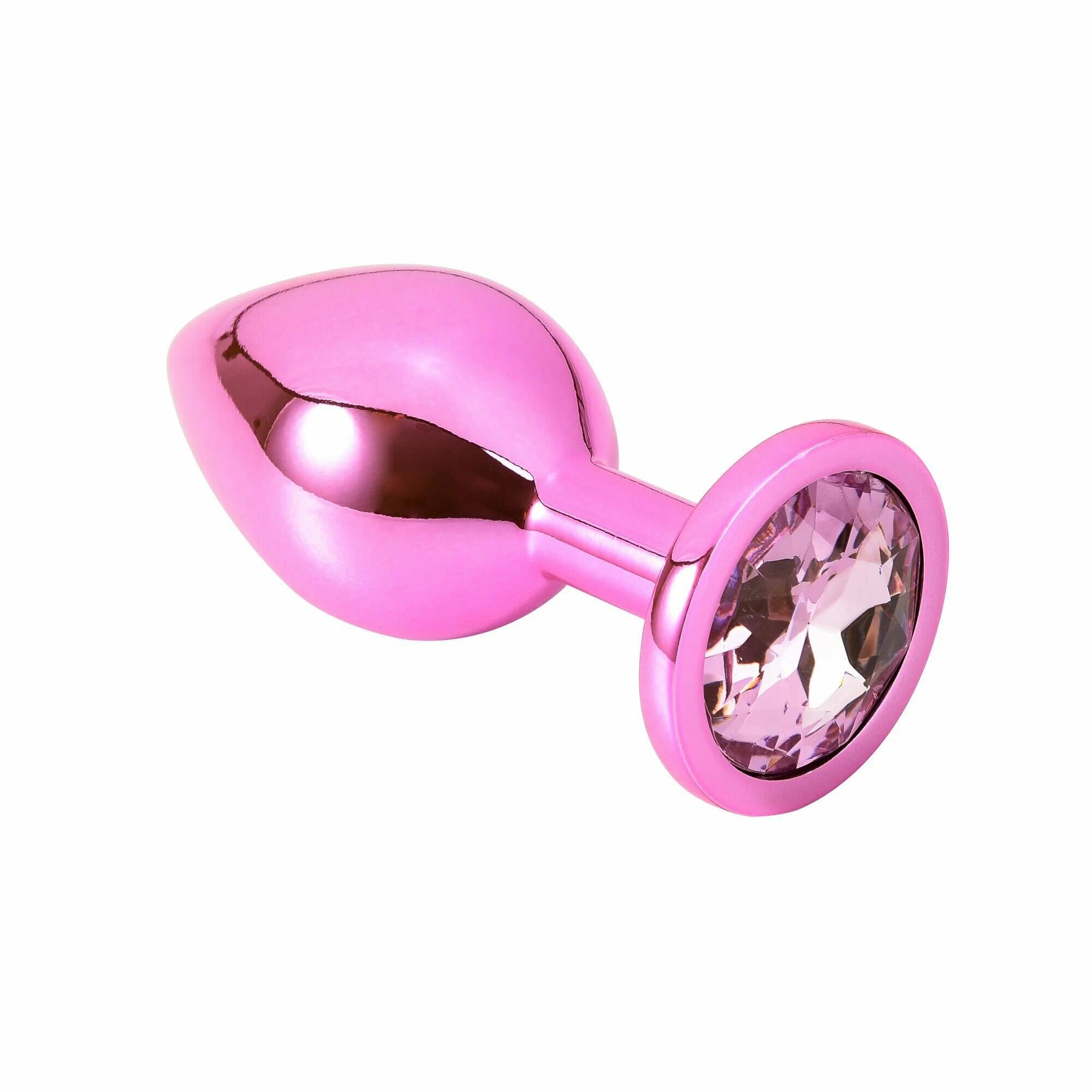 Анальная пробка Beauty Brands Limited Large, алюминий, розовая