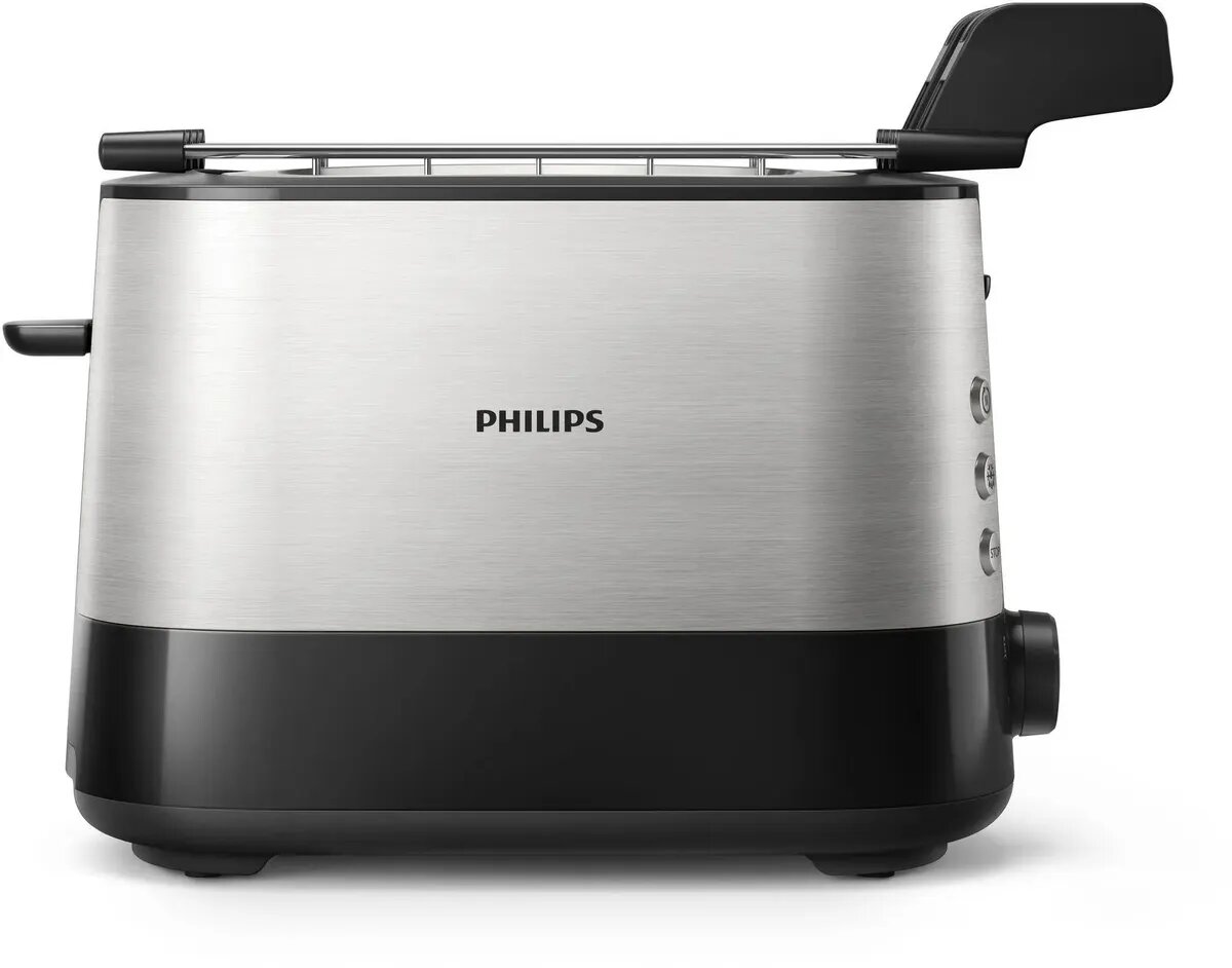 Тостер Philips HD2639/90, черный/серебристый