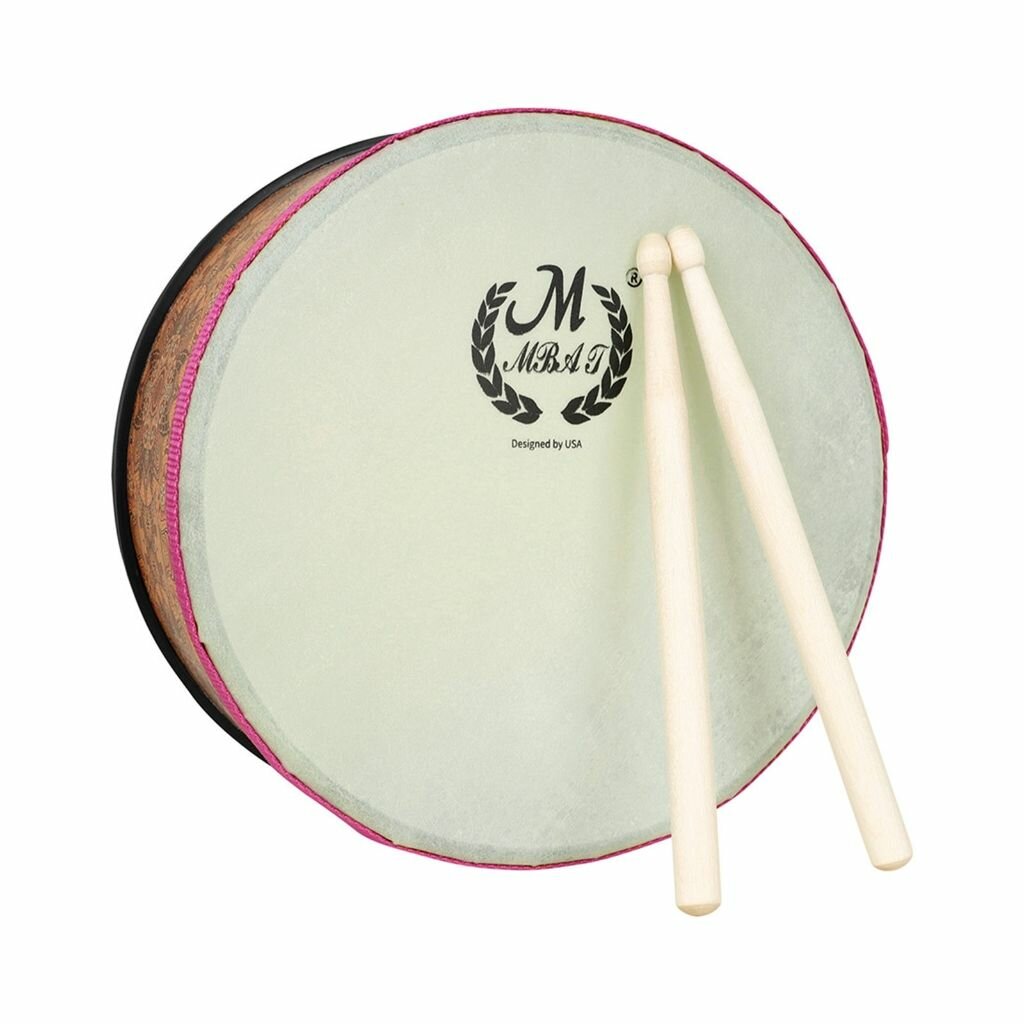 J164 Orff ударный инструмент 10-дюймовый альтовый барабан ground drummer drum инструмент для раннего обучения