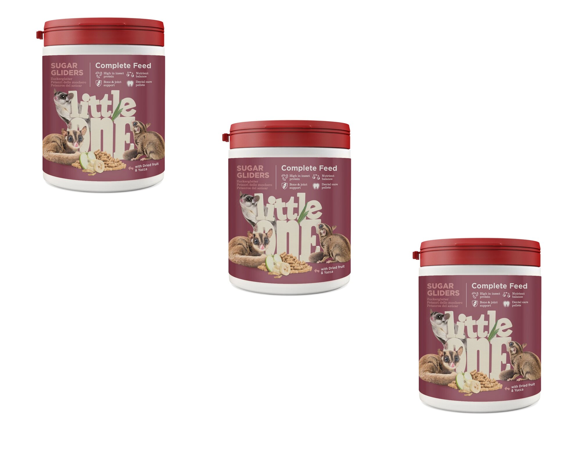 Корм Little One для сахарных поссумов , 450гр 3шт